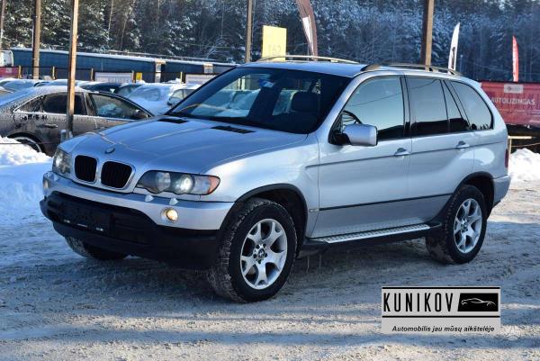 Pelēks BMW X5 2004 Viļņa, ar dzinēja tilpumu 2.93 L un nobraukumu 276 tūkst. km par 5250 €, foto 1 vietnē AUTOMOTO.COM.LV