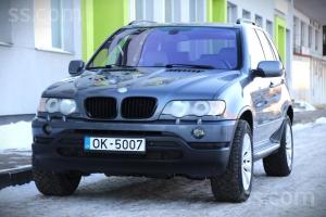 Grey BMW X5 2004 in Riga, with an engine capacity of 3.00 L and mileage of 223 thousand km for 3495 €, photo  on AUTOMOTO.COM.LV