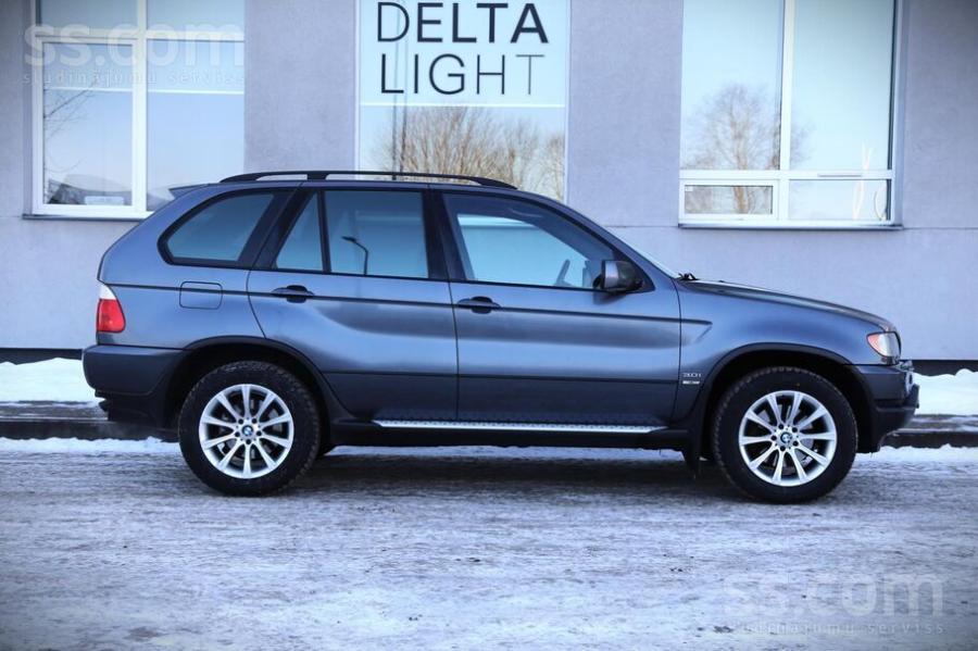 Pelēks BMW X5 2004 Rīga, ar dzinēja tilpumu 3.00 L un nobraukumu 223 tūkst. km par 3495 €, foto 3 vietnē AUTOMOTO.COM.LV