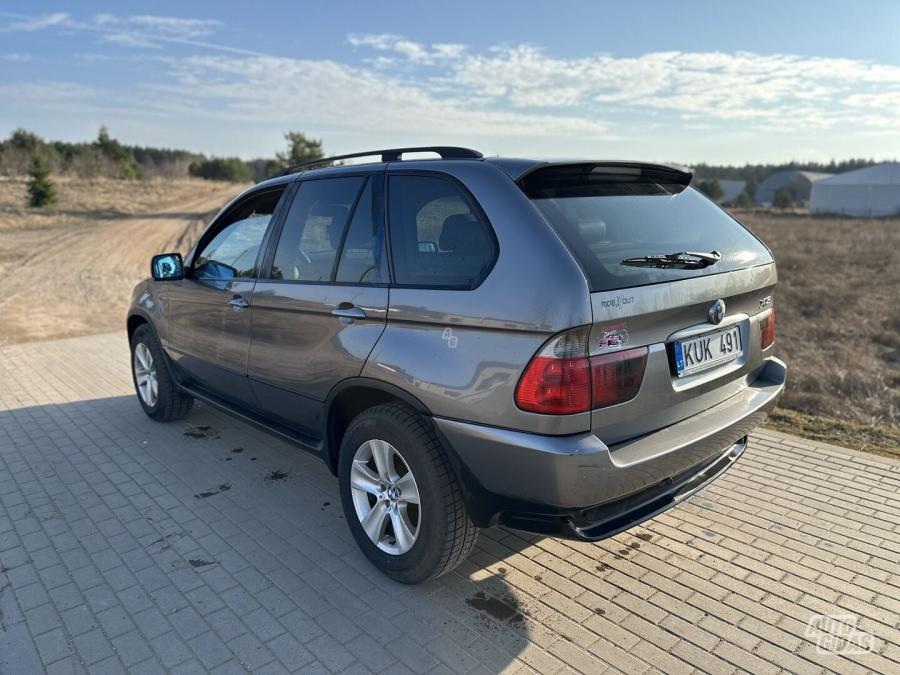 Pelēks BMW X5 2004 Ukmergė, ar dzinēja tilpumu 3.00 L un nobraukumu 414 tūkst. km par 3750 €, foto 3 vietnē AUTOMOTO.COM.LV