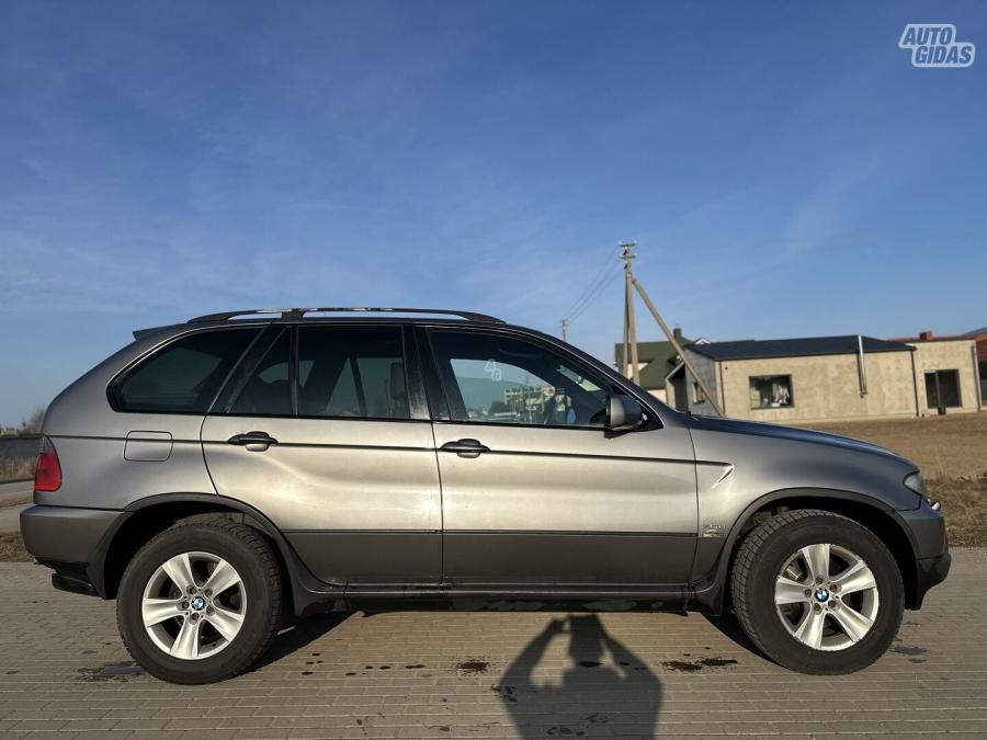 Pelēks BMW X5 2004 Ukmergė, ar dzinēja tilpumu 3.00 L un nobraukumu 414 tūkst. km par 3750 €, foto 6 vietnē AUTOMOTO.COM.LV