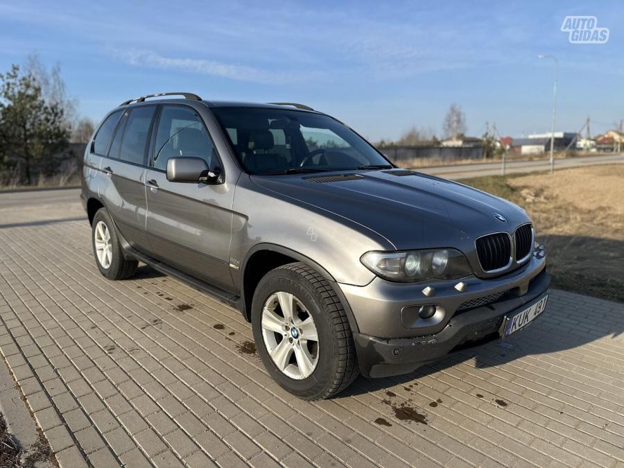 Pelēks BMW X5 2004 Ukmergė, ar dzinēja tilpumu 3.00 L un nobraukumu 414 tūkst. km par 3750 €, foto 7 vietnē AUTOMOTO.COM.LV