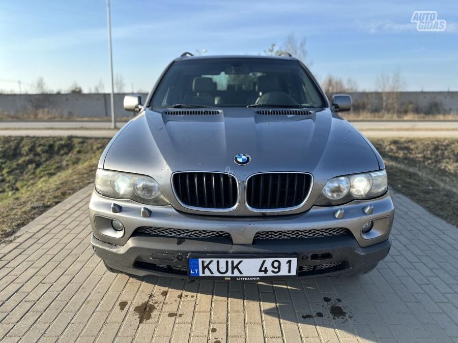 Pelēks BMW X5 2004 Ukmergė, ar dzinēja tilpumu 3.00 L un nobraukumu 414 tūkst. km par 3750 €, foto 8 vietnē AUTOMOTO.COM.LV