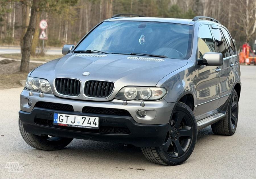 Pelēks BMW X5 2004 Radviliškis, ar dzinēja tilpumu 3.00 L un nobraukumu 310 tūkst. km par 3490 €, foto 3 vietnē AUTOMOTO.COM.LV