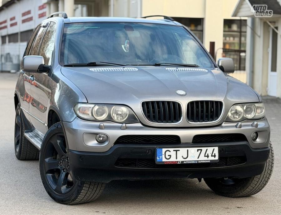 Pelēks BMW X5 2004 Radviliškis, ar dzinēja tilpumu 3.00 L un nobraukumu 310 tūkst. km par 3490 €, foto 4 vietnē AUTOMOTO.COM.LV
