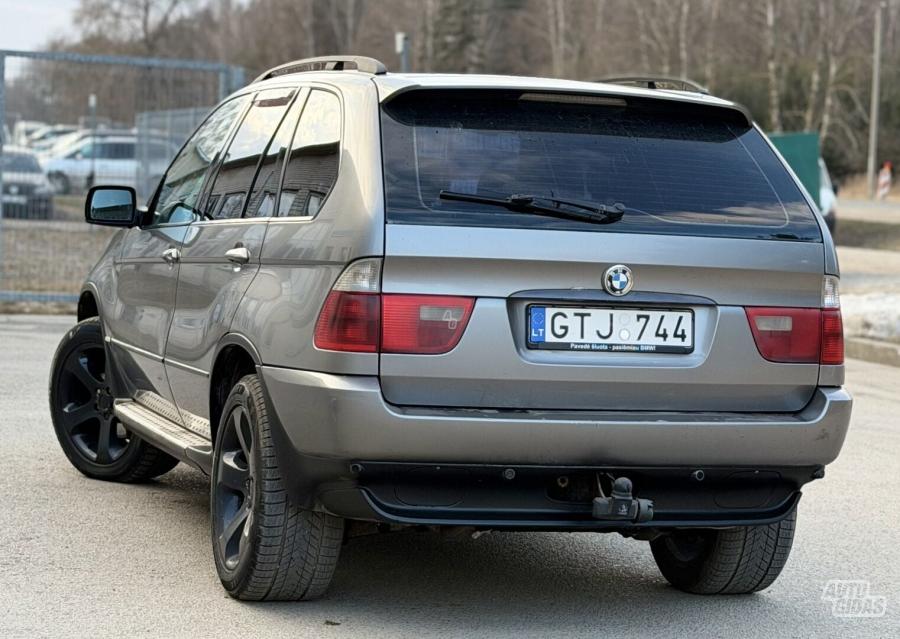 Pelēks BMW X5 2004 Radviliškis, ar dzinēja tilpumu 3.00 L un nobraukumu 310 tūkst. km par 3490 €, foto 10 vietnē AUTOMOTO.COM.LV