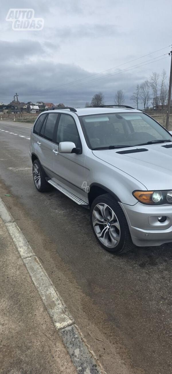 Grey BMW X5 2004 in Jonava, with an engine capacity of 3.00 L and mileage of 317 thousand km for 4500 €, photo 1 on AUTOMOTO.COM.LV
