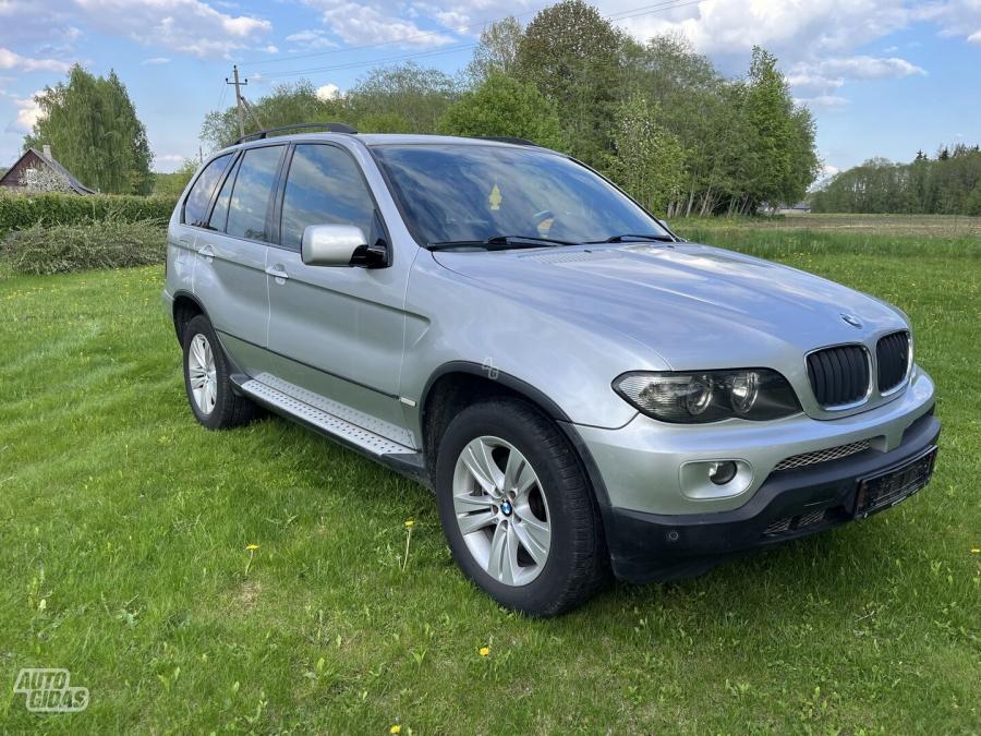 Pelēks BMW X5 2004 Viļņa, ar dzinēja tilpumu 3.00 L un nobraukumu 411 tūkst. km par 4200 €, foto 3 vietnē AUTOMOTO.COM.LV