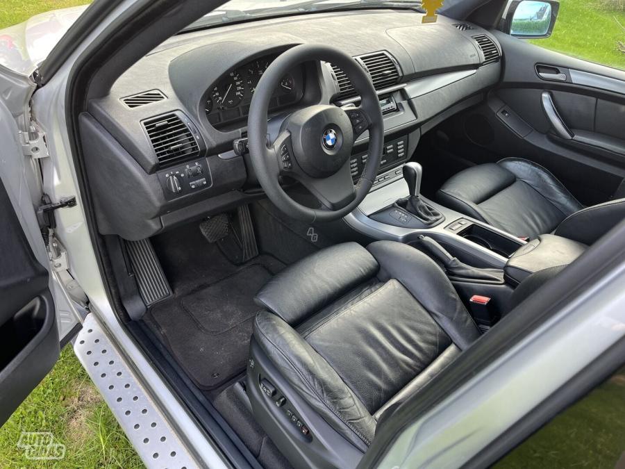 Pelēks BMW X5 2004 Viļņa, ar dzinēja tilpumu 3.00 L un nobraukumu 411 tūkst. km par 4200 €, foto 9 vietnē AUTOMOTO.COM.LV