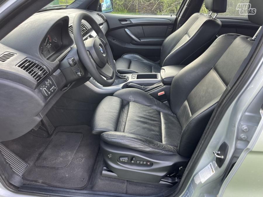 Pelēks BMW X5 2004 Viļņa, ar dzinēja tilpumu 3.00 L un nobraukumu 411 tūkst. km par 4200 €, foto 10 vietnē AUTOMOTO.COM.LV