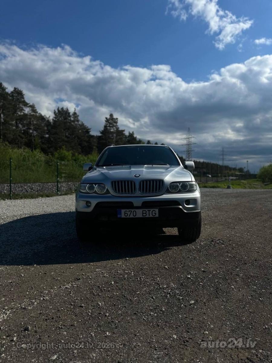 Grey BMW X5 2004 in Tallinn, with an engine capacity of 3.00 L and mileage of 258 thousand km for 3700 €, photo 1 on AUTOMOTO.COM.LV