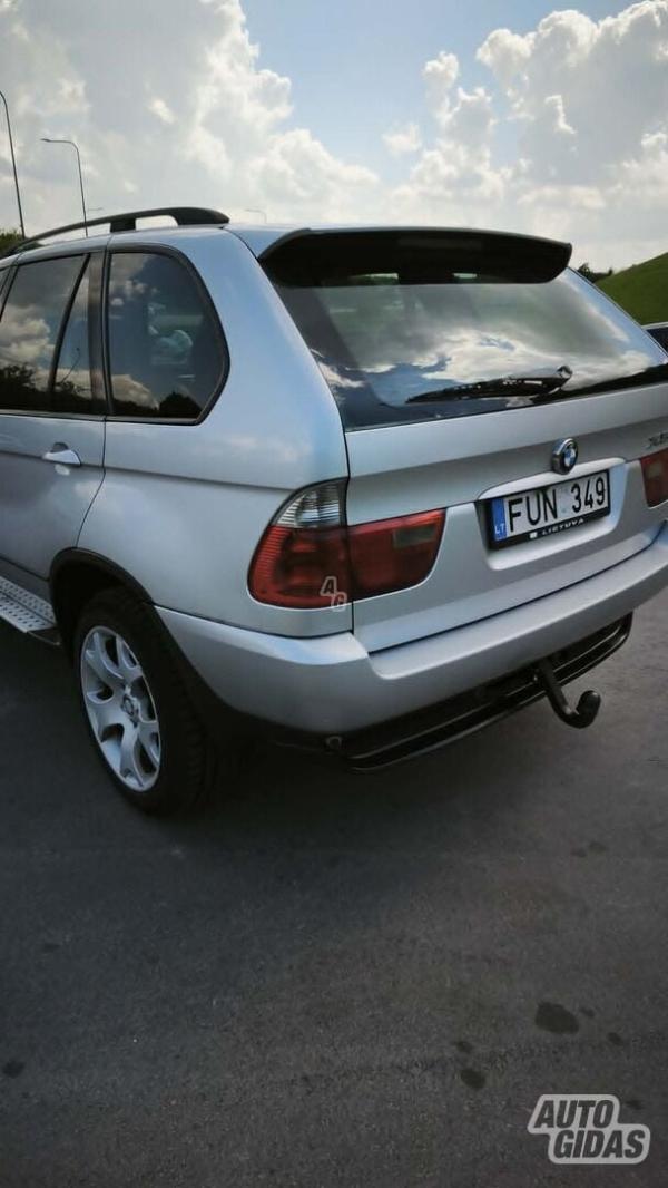 Grey BMW X5 2004 in Kaunas, with an engine capacity of 3.00 L and mileage of 404 thousand km for 4200 €, photo 4 on AUTOMOTO.COM.LV