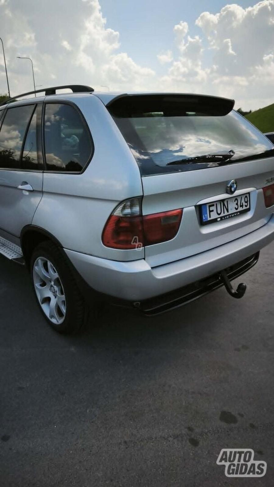Grey BMW X5 2004 in Kaunas, with an engine capacity of 3.00 L and mileage of 404 thousand km for 4200 €, photo 5 on AUTOMOTO.COM.LV