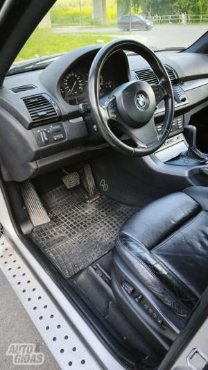 Grey BMW X5 2004 in Kaunas, with an engine capacity of 3.00 L and mileage of 404 thousand km for 4200 €, photo 8 on AUTOMOTO.COM.LV
