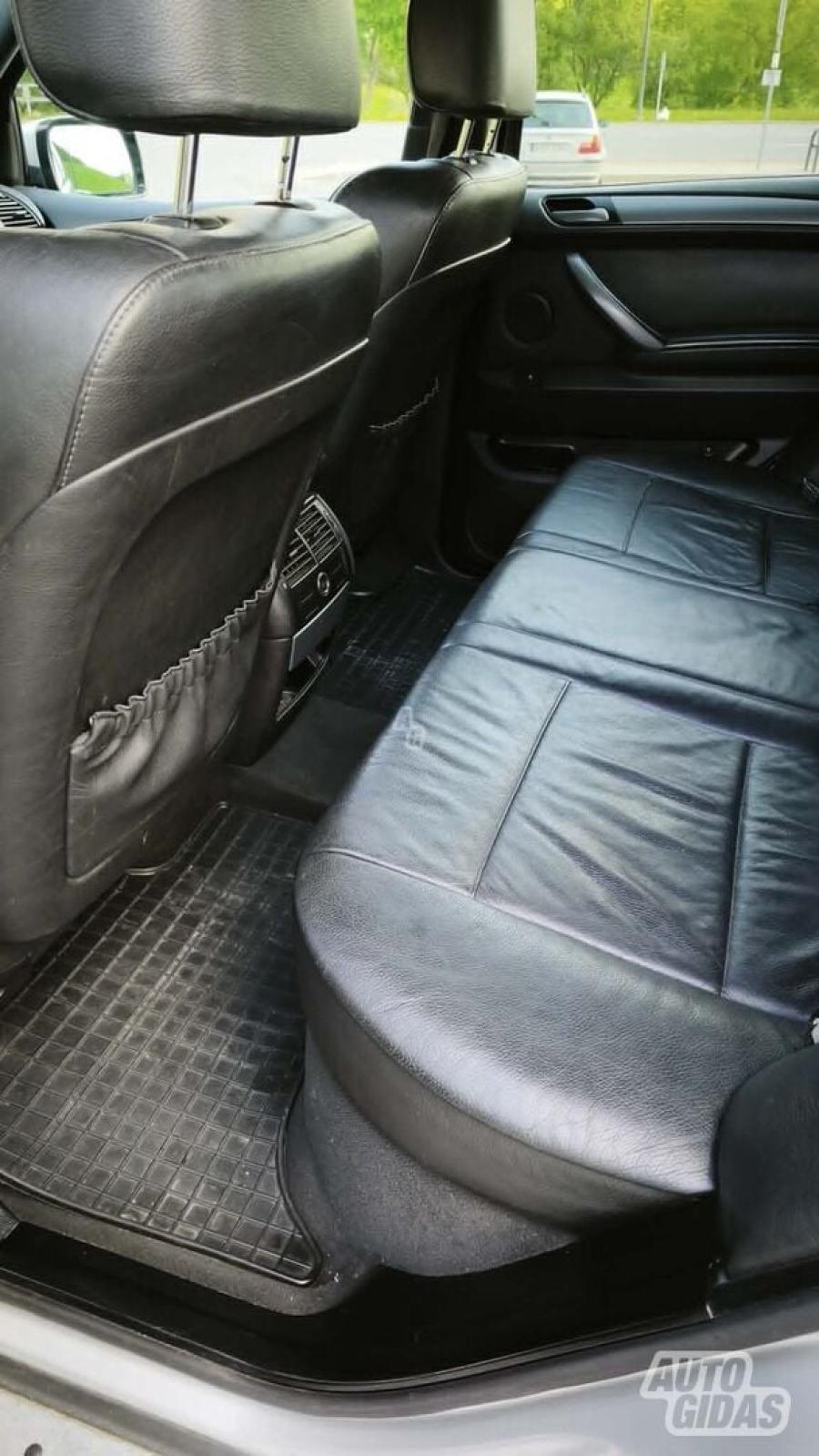 Grey BMW X5 2004 in Kaunas, with an engine capacity of 3.00 L and mileage of 404 thousand km for 4200 €, photo 14 on AUTOMOTO.COM.LV