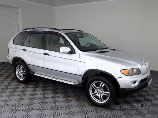 Grey BMW X5 2004 in Tallinn, with an engine capacity of 3.00 L and mileage of 427 thousand km for 2999 €, photo 1 on AUTOMOTO.COM.LV