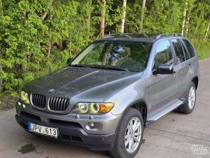 Pelēks BMW X5 2004 Viļņa, ar dzinēja tilpumu 3.00 L un nobraukumu 393 tūkst. km par 3100 €, foto  vietnē AUTOMOTO.COM.LV