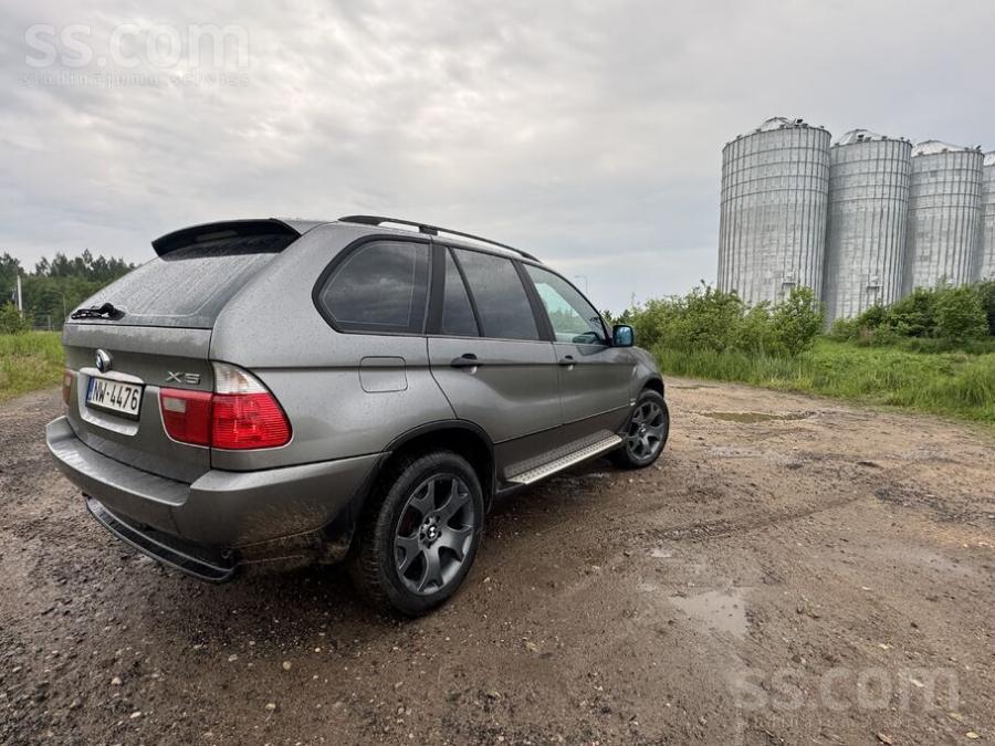 Pelēks BMW X5 2004 Gulbene, ar dzinēja tilpumu 3.00 L un nobraukumu 341 tūkst. km par 4300 €, foto 5 vietnē AUTOMOTO.COM.LV
