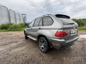 Pelēks BMW X5 2004 Gulbene, ar dzinēja tilpumu 3.00 L un nobraukumu 341 tūkst. km par 4300 €, foto 6 vietnē AUTOMOTO.COM.LV