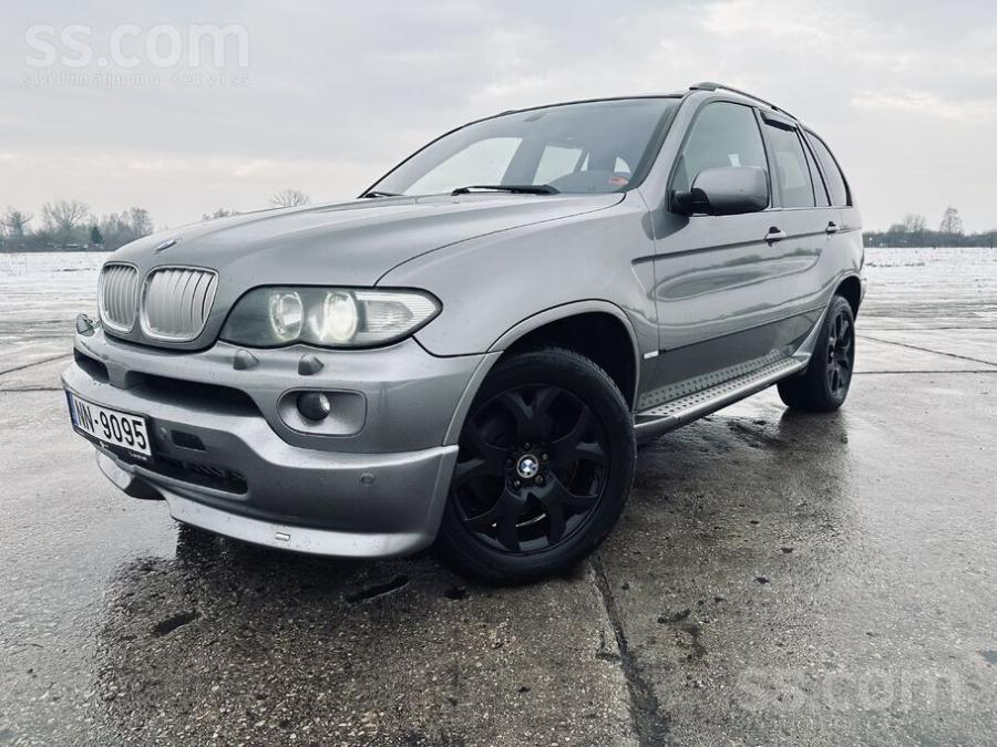 Pelēks BMW X5 2004 Rīga, ar dzinēja tilpumu 3.00 L un nobraukumu 298 tūkst. km par 5300 €, foto 1 vietnē AUTOMOTO.COM.LV