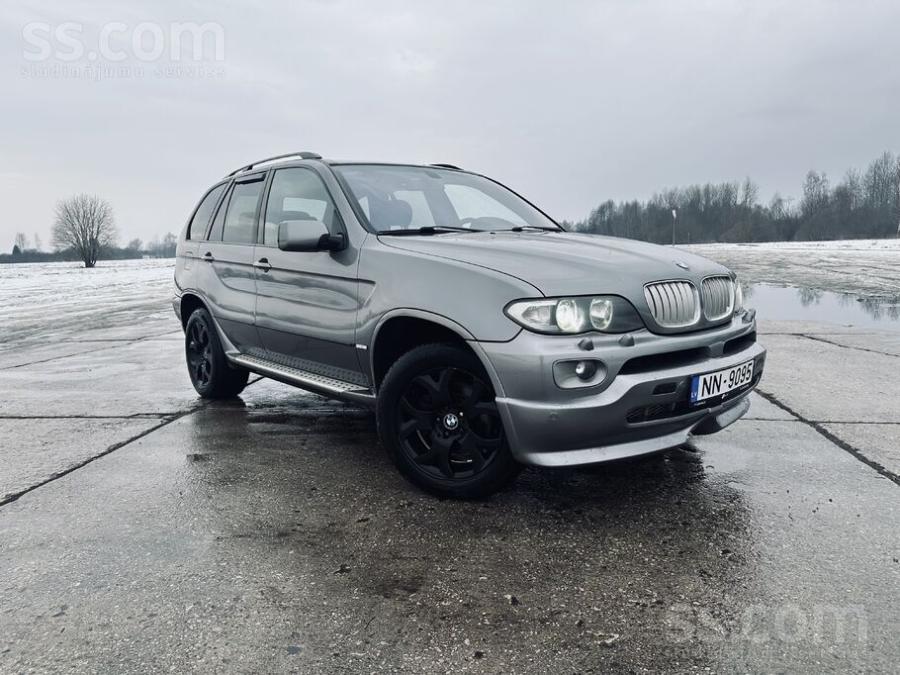 Pelēks BMW X5 2004 Rīga, ar dzinēja tilpumu 3.00 L un nobraukumu 298 tūkst. km par 5300 €, foto 4 vietnē AUTOMOTO.COM.LV