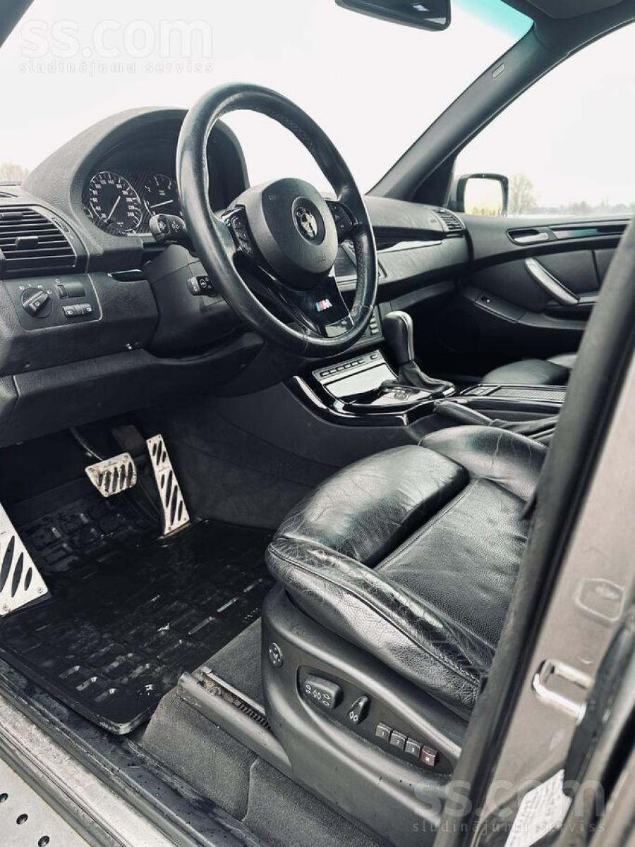 Pelēks BMW X5 2004 Rīga, ar dzinēja tilpumu 3.00 L un nobraukumu 298 tūkst. km par 5300 €, foto 7 vietnē AUTOMOTO.COM.LV