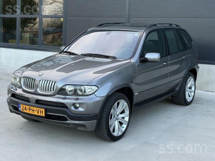 Pelēks BMW X5 2004 Jelgava, ar dzinēja tilpumu 4.80 L un nobraukumu 211 tūkst. km par 11200 €, foto 3 vietnē AUTOMOTO.COM.LV