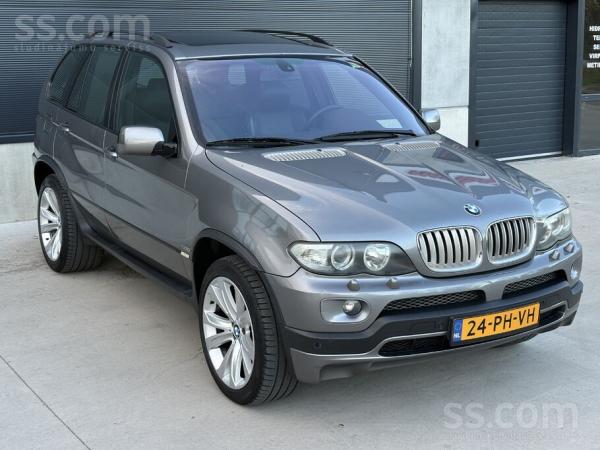 Pelēks BMW X5 2004 Jelgava, ar dzinēja tilpumu 4.80 L un nobraukumu 211 tūkst. km par 11200 €, foto 3 vietnē AUTOMOTO.COM.LV