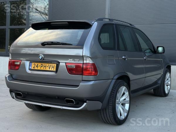 Pelēks BMW X5 2004 Jelgava, ar dzinēja tilpumu 4.80 L un nobraukumu 211 tūkst. km par 11200 €, foto 6 vietnē AUTOMOTO.COM.LV