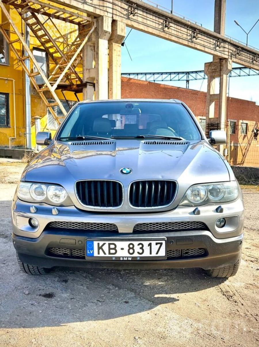 Pelēks BMW X5 2004 Daugavpils, ar dzinēja tilpumu 3.00 L un nobraukumu 320 tūkst. km par 3200 €, foto 3 vietnē AUTOMOTO.COM.LV