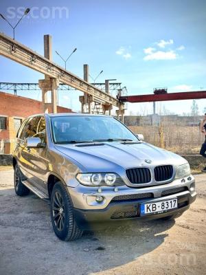 Pelēks BMW X5 2004 Daugavpils, ar dzinēja tilpumu 3.00 L un nobraukumu 320 tūkst. km par 3200 €, foto 4 vietnē AUTOMOTO.COM.LV