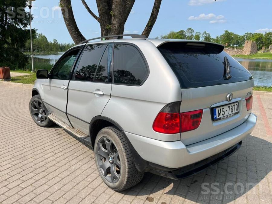 Pelēks BMW X5 2004 Alūksne, ar dzinēja tilpumu 3.00 L un nobraukumu 378 tūkst. km par 4500 €, foto 7 vietnē AUTOMOTO.COM.LV