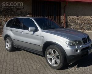 Grey BMW X5 2004 in Tukums, with an engine capacity of 3.00 L and mileage of 371 thousand km for 5500 €, photo  on AUTOMOTO.COM.LV