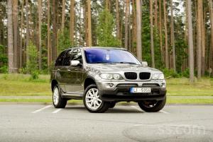 Pelēks BMW X5 2004 Rīga, ar dzinēja tilpumu 3.00 L un nobraukumu 316 tūkst. km par 3890 €, foto 3 vietnē AUTOMOTO.COM.LV