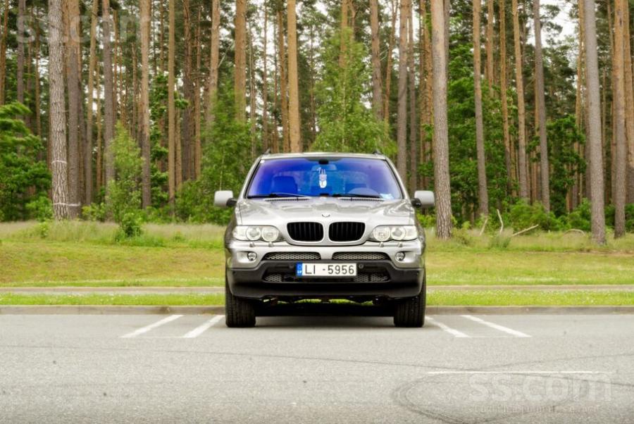 Pelēks BMW X5 2004 Rīga, ar dzinēja tilpumu 3.00 L un nobraukumu 316 tūkst. km par 3890 €, foto 4 vietnē AUTOMOTO.COM.LV