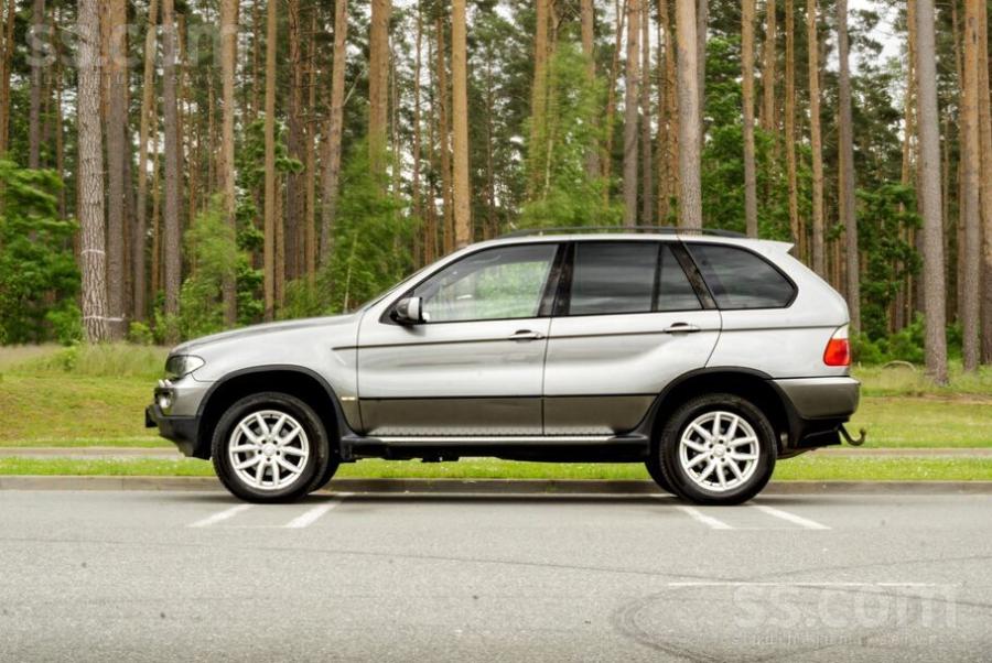 Pelēks BMW X5 2004 Rīga, ar dzinēja tilpumu 3.00 L un nobraukumu 316 tūkst. km par 3890 €, foto 6 vietnē AUTOMOTO.COM.LV