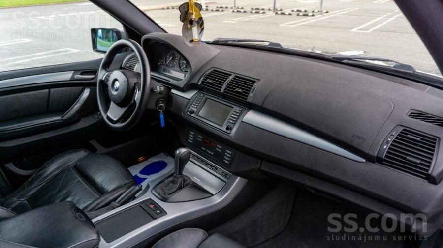 Pelēks BMW X5 2004 Rīga, ar dzinēja tilpumu 3.00 L un nobraukumu 316 tūkst. km par 3890 €, foto 12 vietnē AUTOMOTO.COM.LV