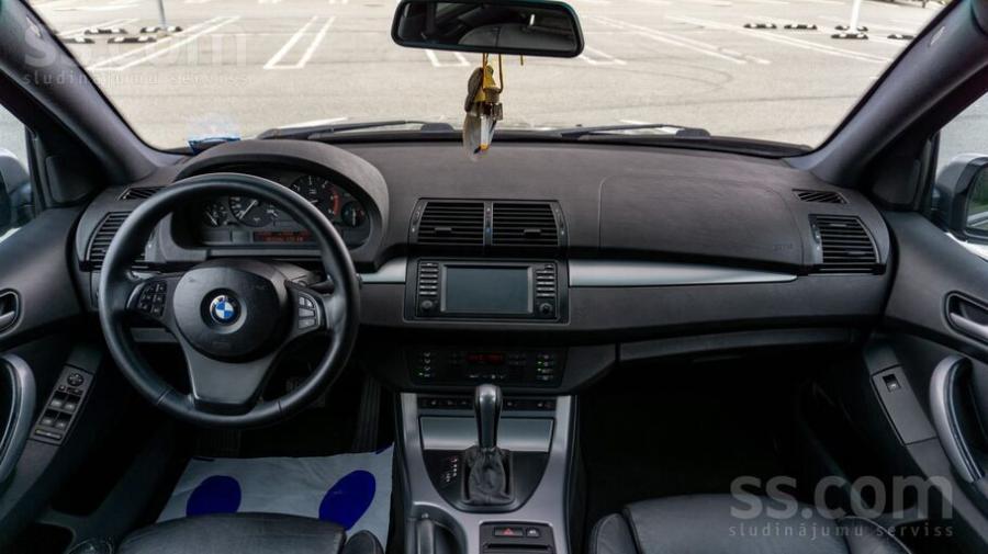 Pelēks BMW X5 2004 Rīga, ar dzinēja tilpumu 3.00 L un nobraukumu 316 tūkst. km par 3890 €, foto 13 vietnē AUTOMOTO.COM.LV