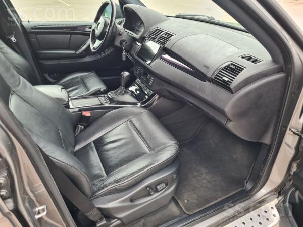 Pelēks BMW X5 2004 Jēkabpils, ar dzinēja tilpumu 3.00 L un nobraukumu 418 tūkst. km par 5995 €, foto 10 vietnē AUTOMOTO.COM.LV