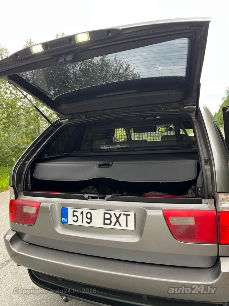 Pelēks BMW X5 2004 Tallina, ar dzinēja tilpumu 3.00 L un nobraukumu 302 tūkst. km par 5800 €, foto 23 vietnē AUTOMOTO.COM.LV