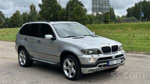 Grey BMW X5 2004 in Valmiera, with an engine capacity of 3.00 L and mileage of 420 thousand km for 6000 €, photo  on AUTOMOTO.COM.LV