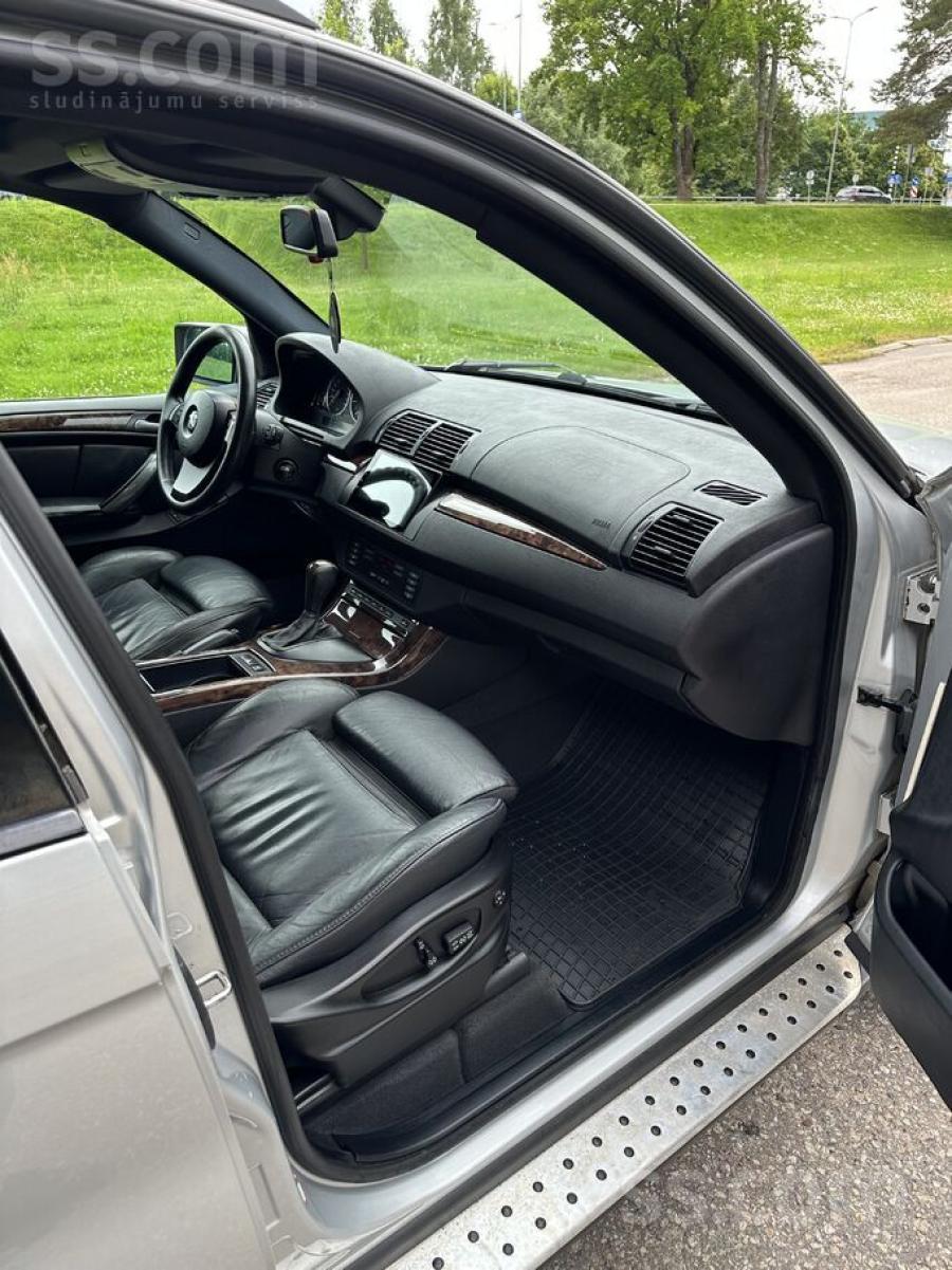 Grey BMW X5 2004 in Valmiera, with an engine capacity of 3.00 L and mileage of 420 thousand km for 6000 €, photo 9 on AUTOMOTO.COM.LV