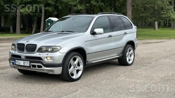 Pelēks BMW X5 2004 Valmiera, ar dzinēja tilpumu 3.00 L un nobraukumu 420 tūkst. km par 6000 €, foto 3 vietnē AUTOMOTO.COM.LV