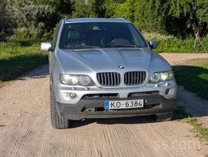 Pelēks BMW X5 2004 Rīga, ar dzinēja tilpumu 3.00 L un nobraukumu 391 tūkst. km par 3300 €, foto  vietnē AUTOMOTO.COM.LV