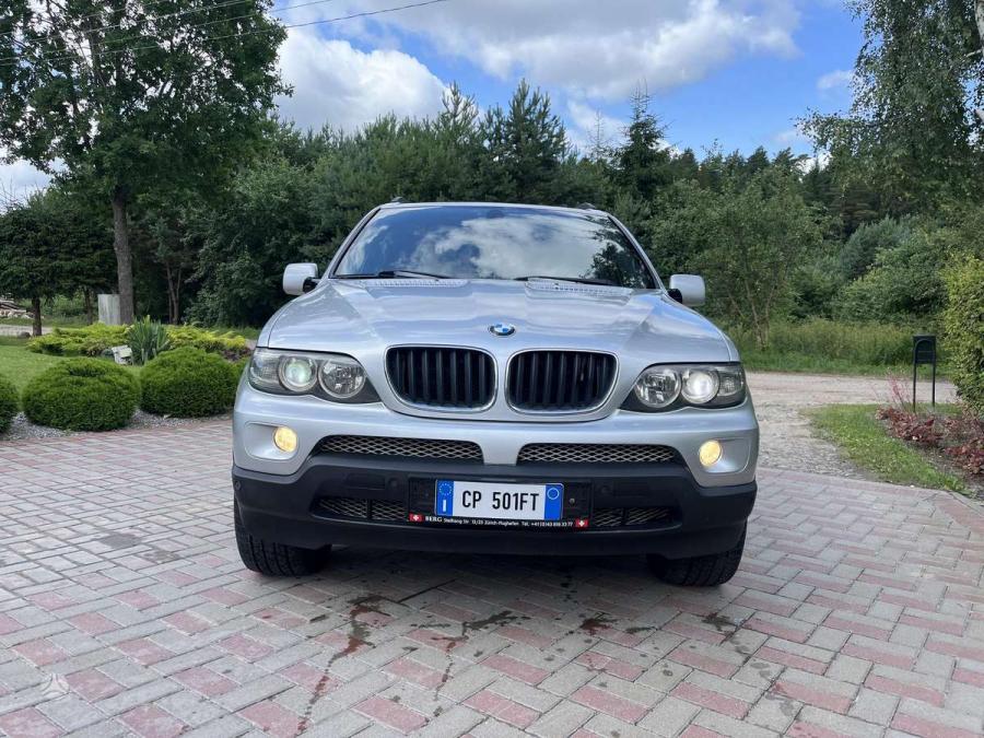 Grey BMW X5 2004 in Vilnius, with an engine capacity of 2.99 L and mileage of 411 thousand km for 5350 €, photo 6 on AUTOMOTO.COM.LV