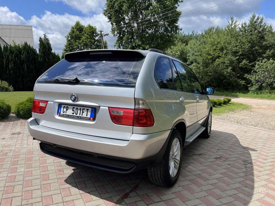 Grey BMW X5 2004 in Vilnius, with an engine capacity of 2.99 L and mileage of 411 thousand km for 5350 €, photo 11 on AUTOMOTO.COM.LV