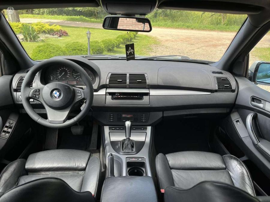 Grey BMW X5 2004 in Vilnius, with an engine capacity of 2.99 L and mileage of 411 thousand km for 5350 €, photo 17 on AUTOMOTO.COM.LV
