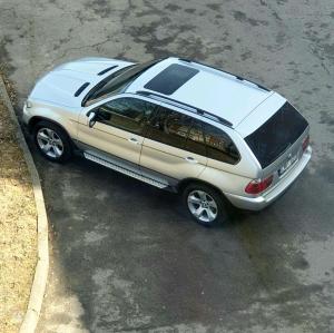 Grey BMW X5 2004 in Vilnius, with an engine capacity of 2.99 L and mileage of 269 thousand km for 4700 €, photo 5 on AUTOMOTO.COM.LV