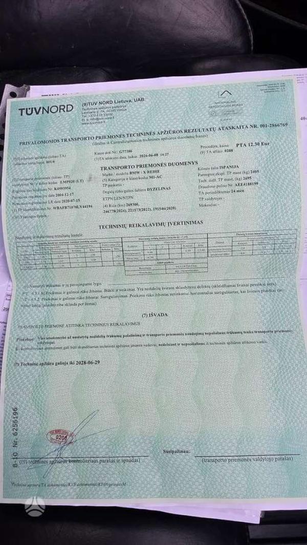 Серый БМВ Х5 2004 в Вильнюс, объемом двигателя 2.99 л и пробегом 269 тыс. км за 4700 €, фото 5 на AUTOMOTO.COM.LV