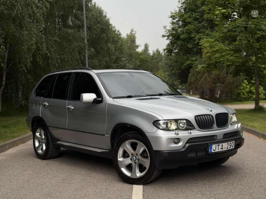 Grey BMW X5 2004 in Vilnius, with an engine capacity of 0.00 L and mileage of 391 thousand km for 4750 €, photo 4 on AUTOMOTO.COM.LV